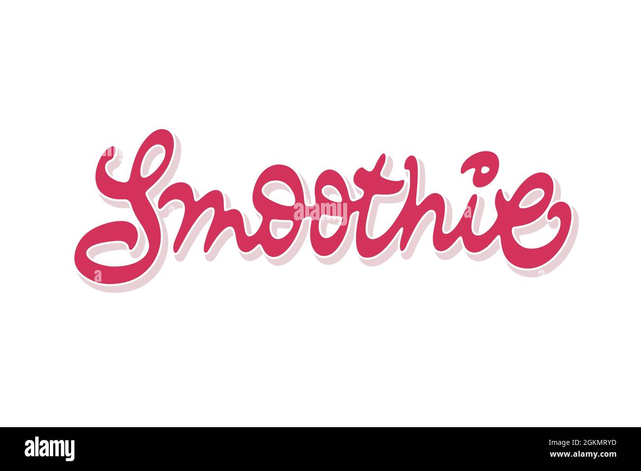 Smoothie vector lettering Stock Vector Image & Art - Alamy