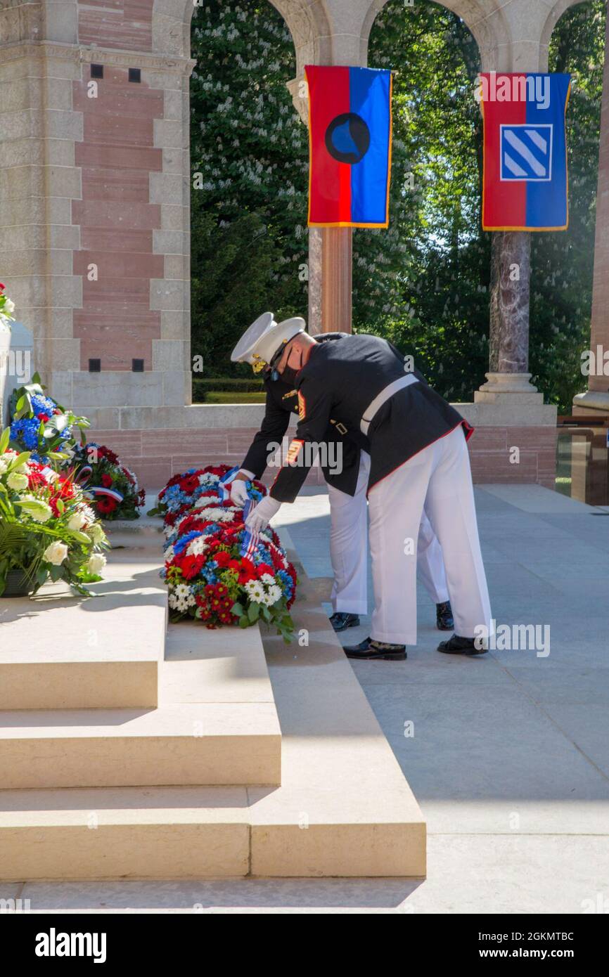 Maj. Gen. Tracy W. King, Marine Forces Europe and Africa commander, and ...