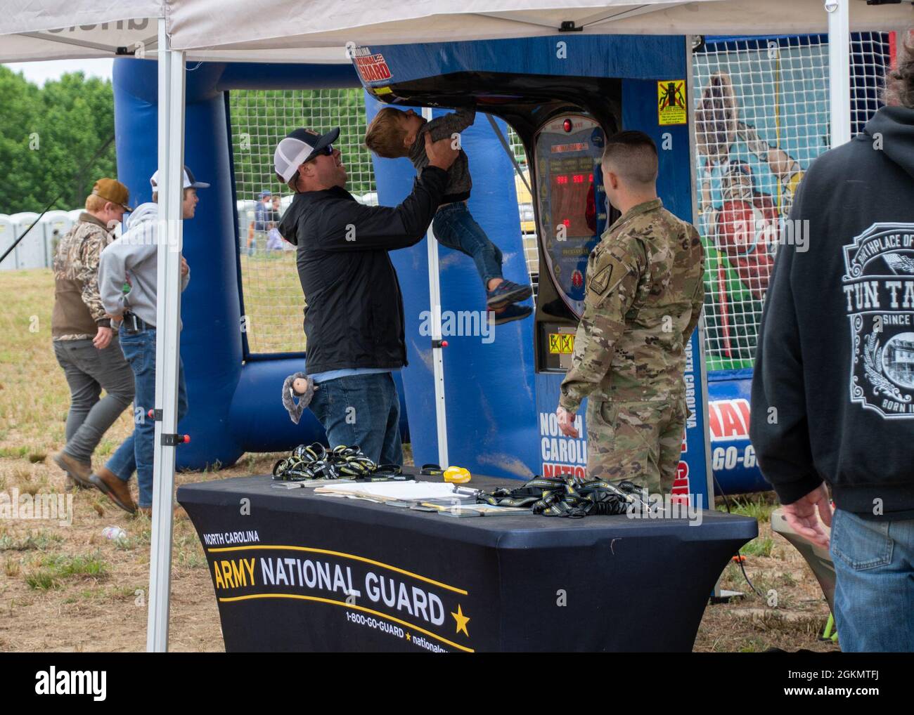 A recruiter assigned to the North Carolina Army National Guard ...