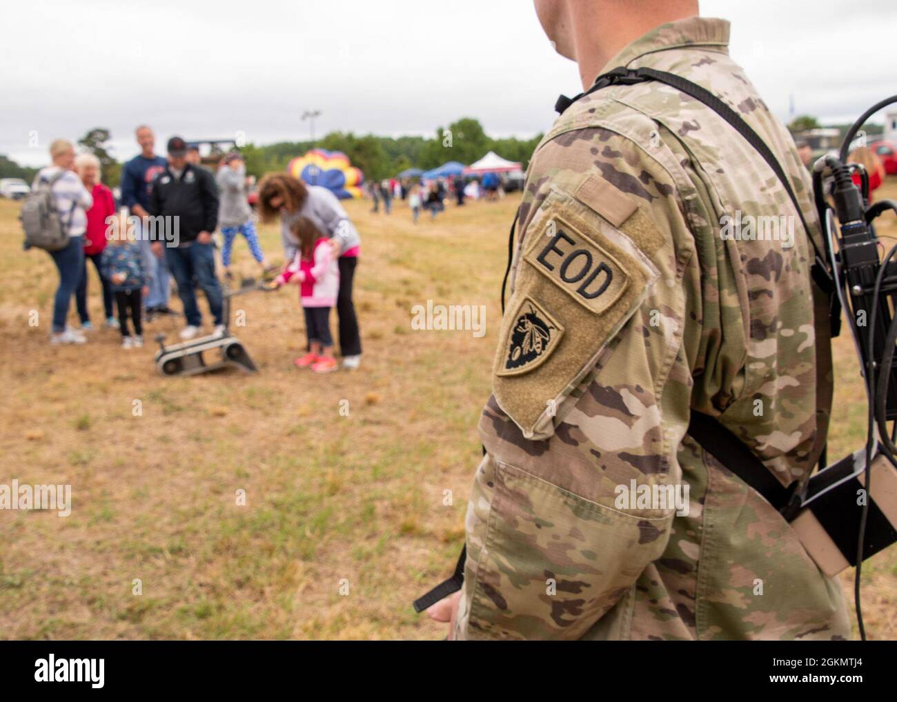 An EOD robot assigned to the 430th Ordnance Company (EOD), 60th Troop ...