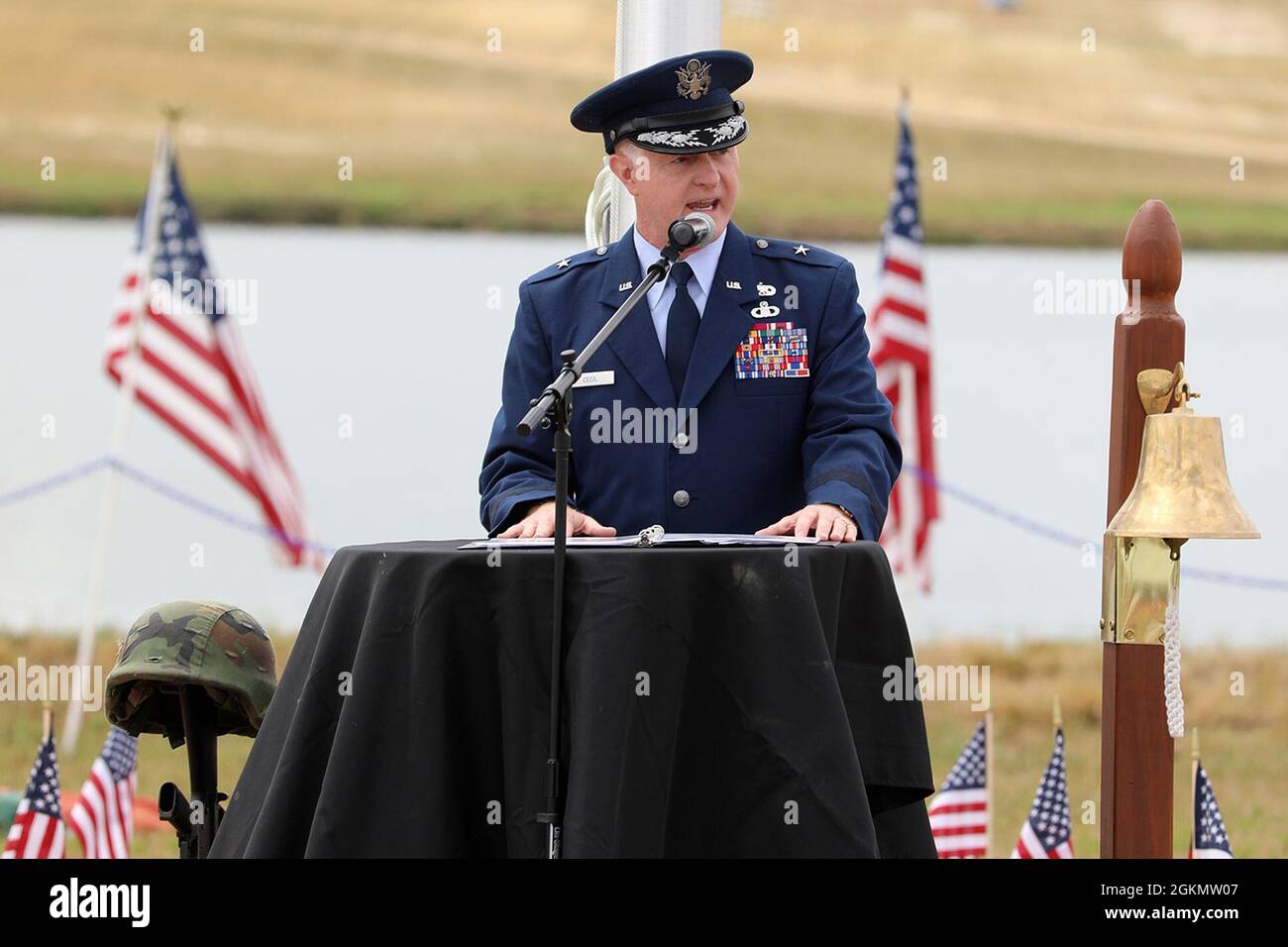 North Carolina Air National Guard Brig. Gen. Allan R. Cecil, Chief of ...