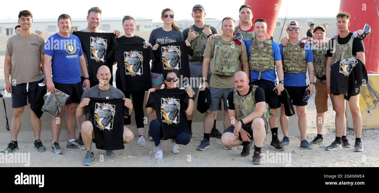 Task Force Phoenix Soldiers pose for a photo at the end of the Memorial ...