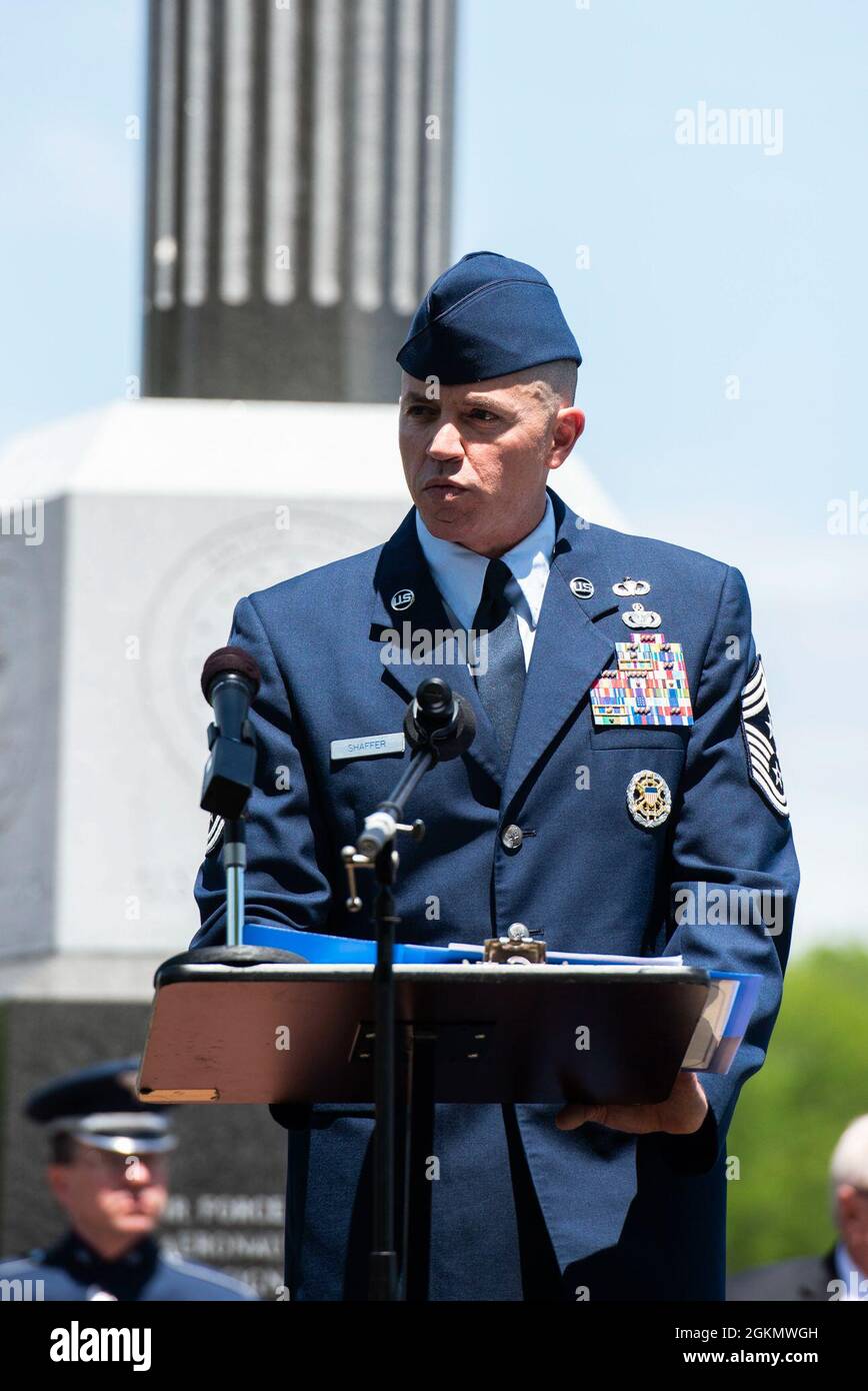 U.S. Air Force Chief Master Sgt. Jason Shaffer, 88th Air Base Wing ...