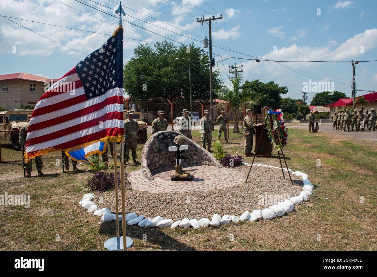 U.S. Air Force Lt. Col. Adam Morgan, provost marshal with Joint Task ...