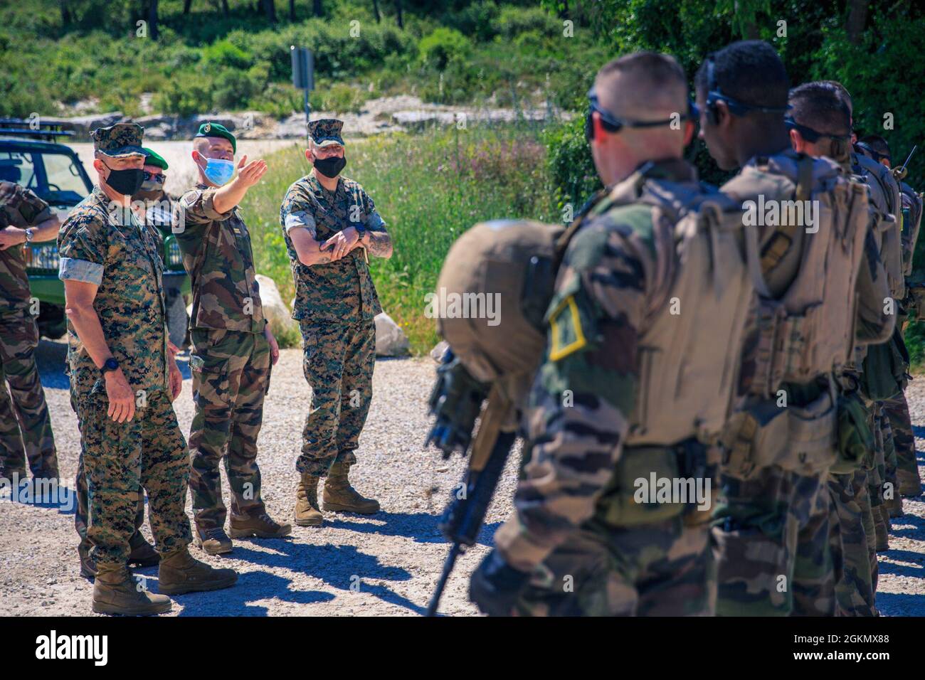 U.S. Marine Corps Maj. Gen. Francis Donovan, commanding general, Sgt ...