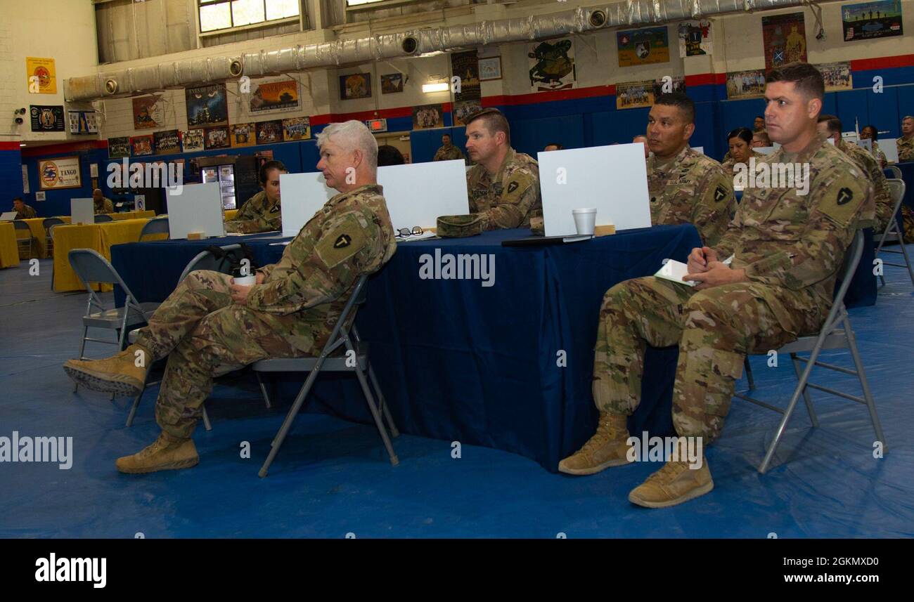 Task Force Spartan command and section leaders attend the TF Spartan ...