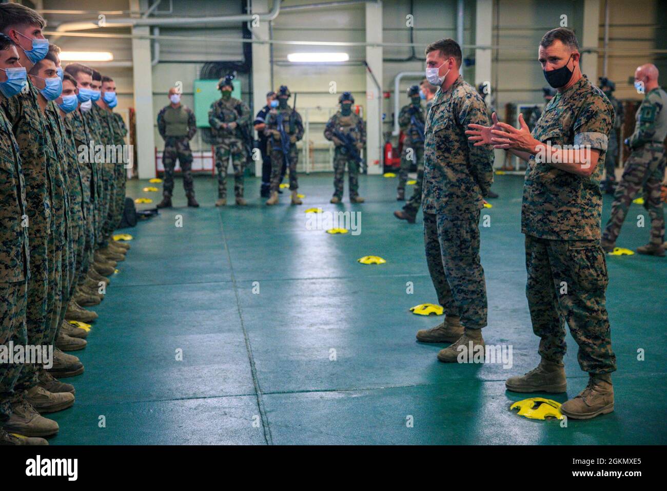 U.S. Marine Corps Maj. Gen. Francis Donovan, the commanding general of ...