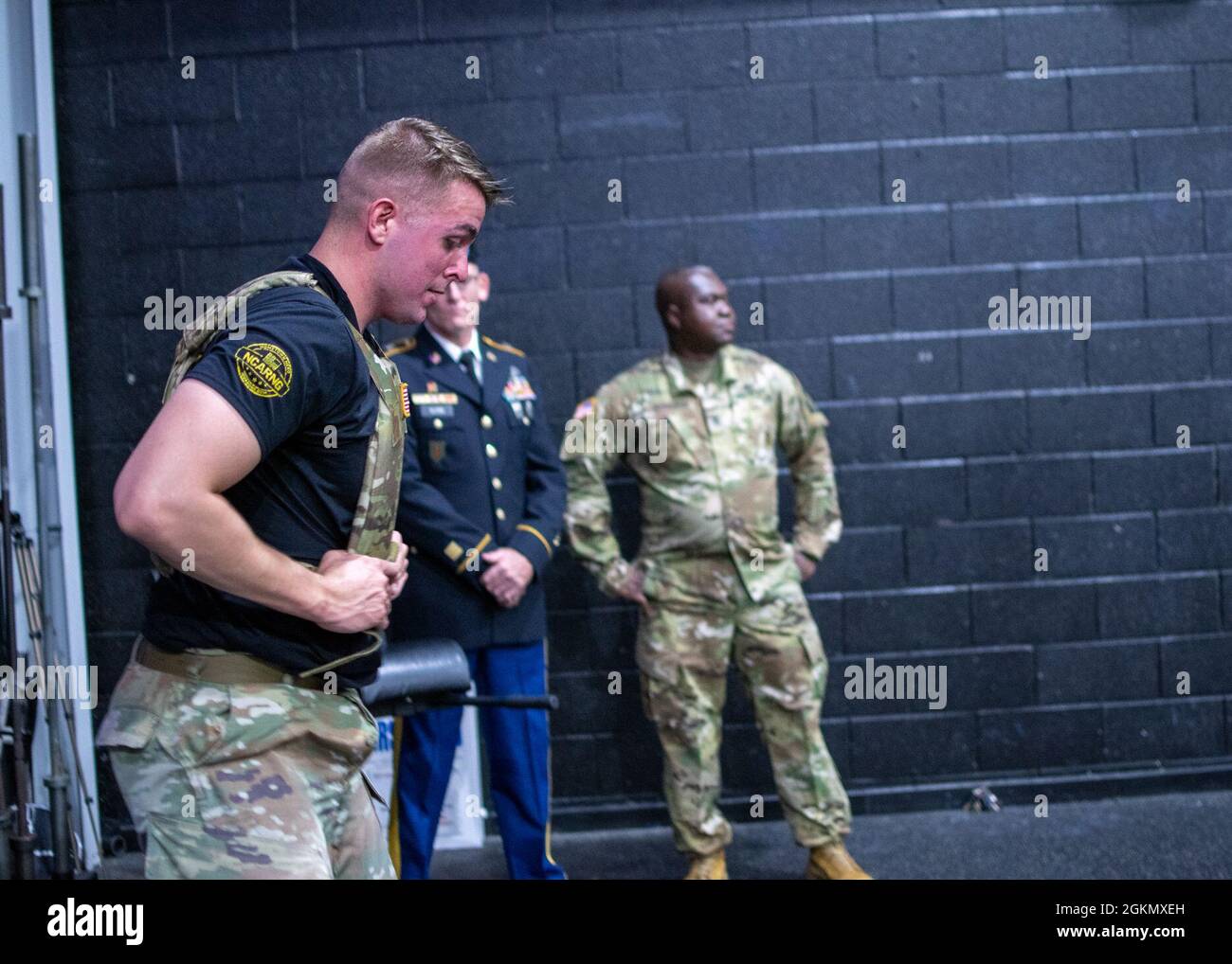 Spc. Blake Gilliam, a recruiter assistant with the North Carolina Army ...