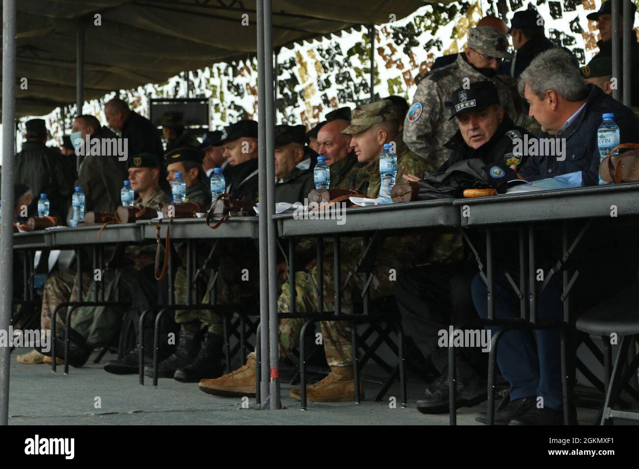 NOVO SELO TRAINING RANGE, Bulgaria – Distinguished visitors including ...