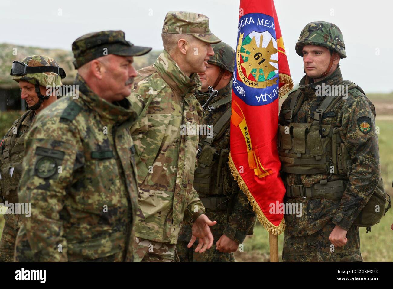 NOVO SELO TRAINING RANGE, Bulgaria – Major General Mihail Popov, the ...