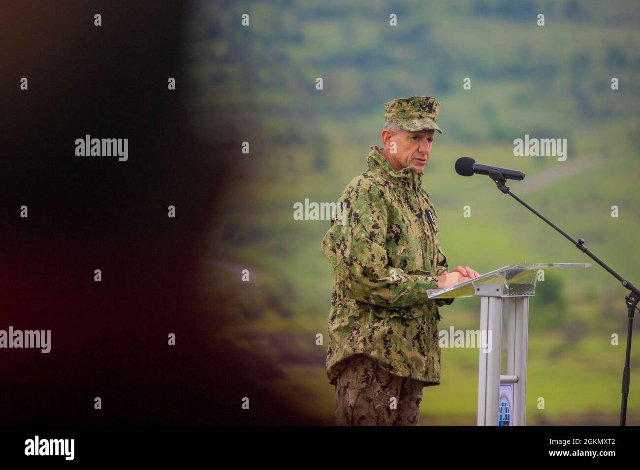 Adm. Robert Burke, Commander, U.S. Naval Forces Europe/ Commander, U.S ...
