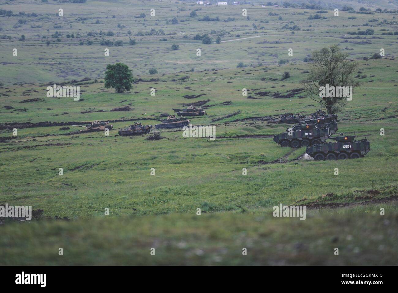 CINCU, Romania—Soldiers with the 2nd Battalion, 5th Cavalry Regiment ...