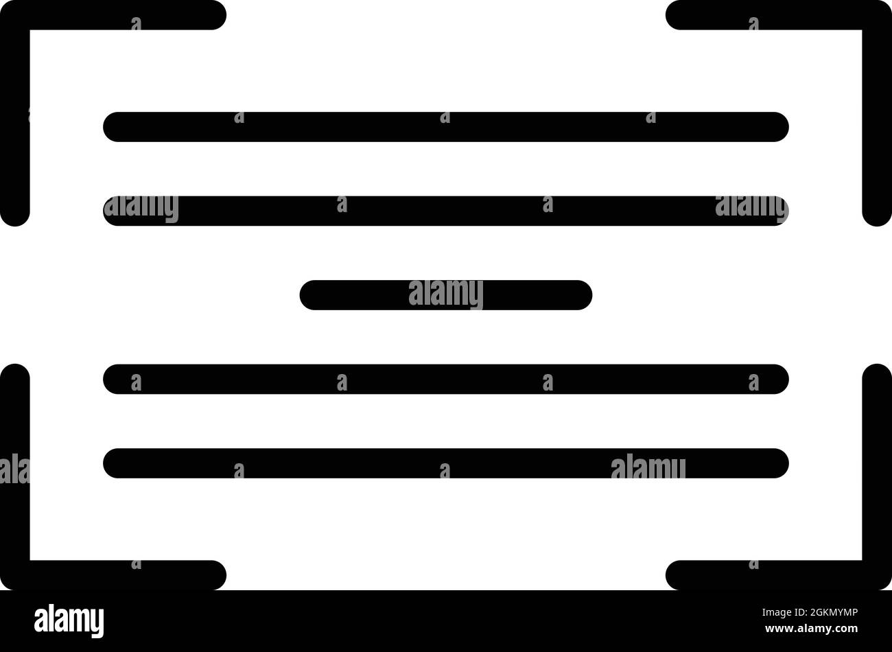 Frame barcode icon outline vector. Qr code. Scan qrcode Stock Vector ...