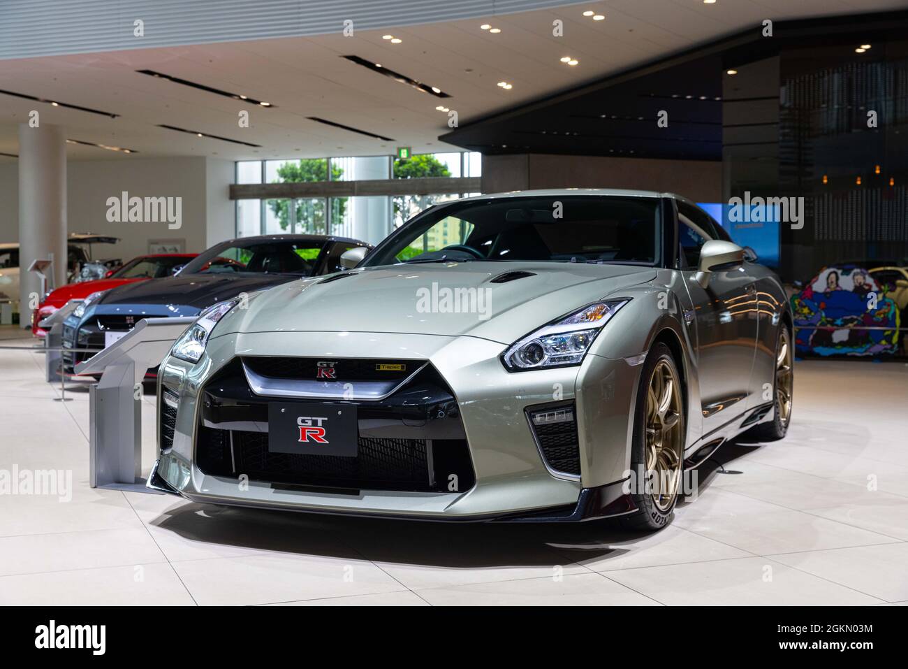 Nissan GTR T-Spec on display inside Nissan Headquarters Gallery in ...