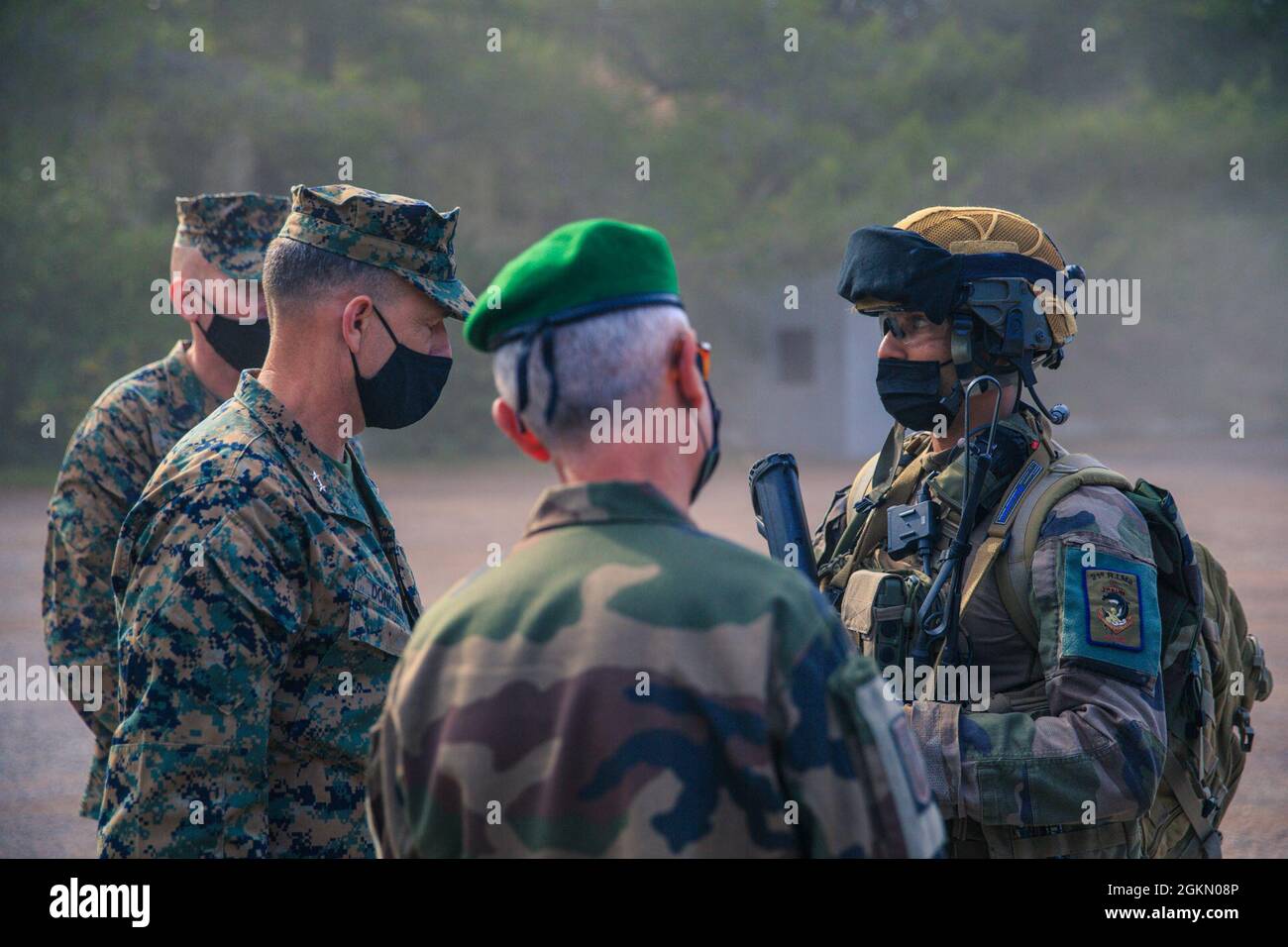 U.S. Marine Corps Maj. Gen. Francis Donovan, commanding general, 2d ...