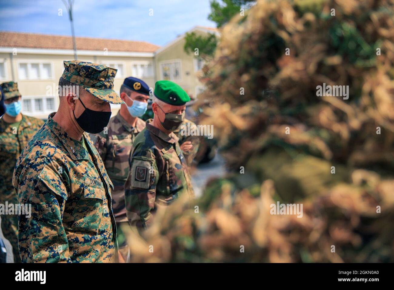 U.S. Marine Corps Maj. Gen. Francis Donovan, commanding general, 2d ...