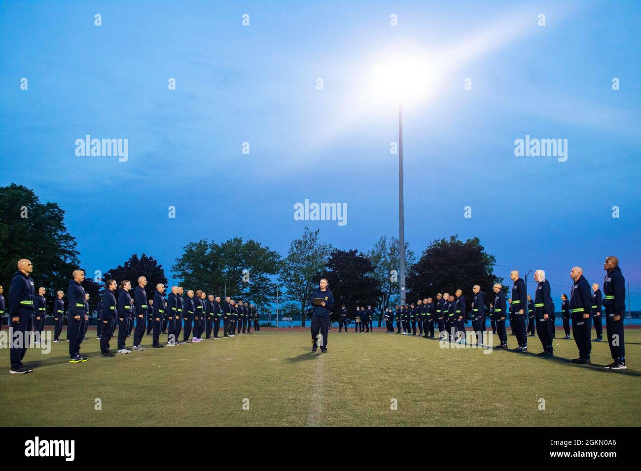 Officer Candidate School (OCS) class 15-21 students, at Officer ...