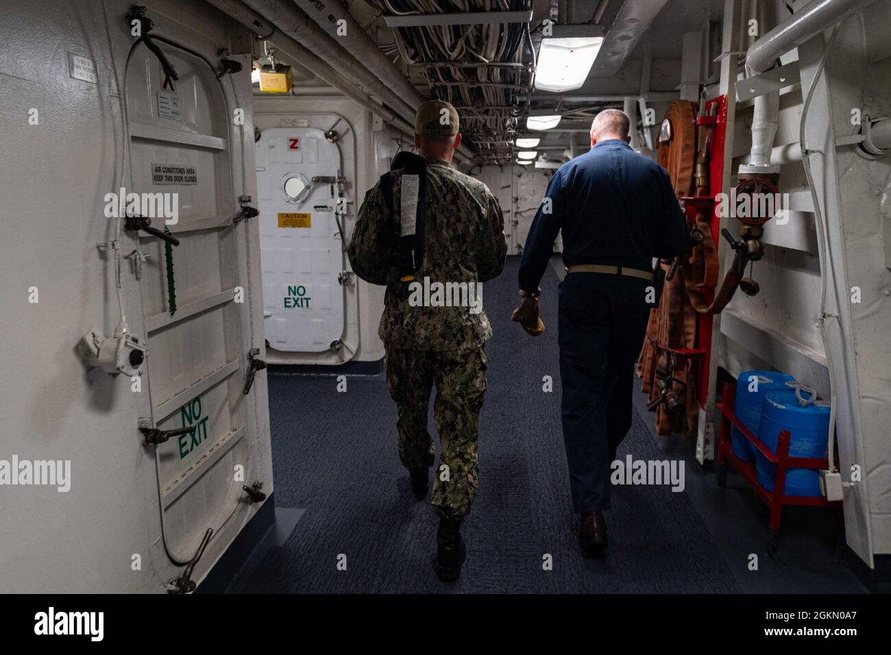 210601-N-XB010-1011 PHILIPPINE SEA (June 1, 2021) Rear Adm. Christopher ...