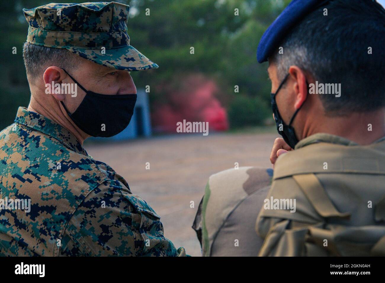 U.S. Marine Corps Maj. Gen. Francis Donovan, commanding general, 2d ...