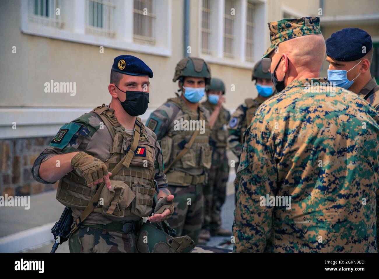 U.S. Marine Corps Sgt. Maj. Daniel Krause, sergeant major, 2d Marine ...