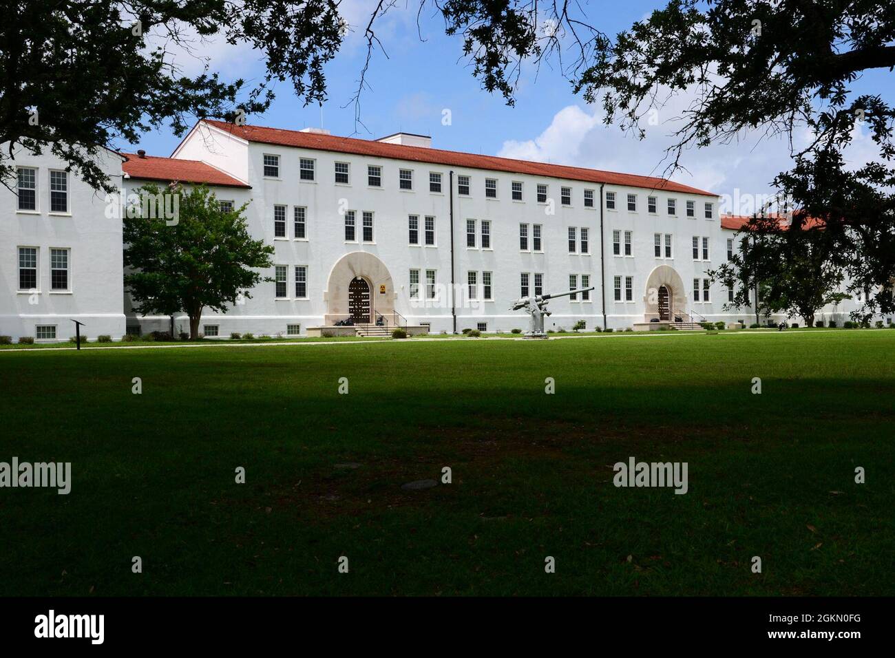 Built on the remnants of old army barracks, Building 1500 at Naval Air ...