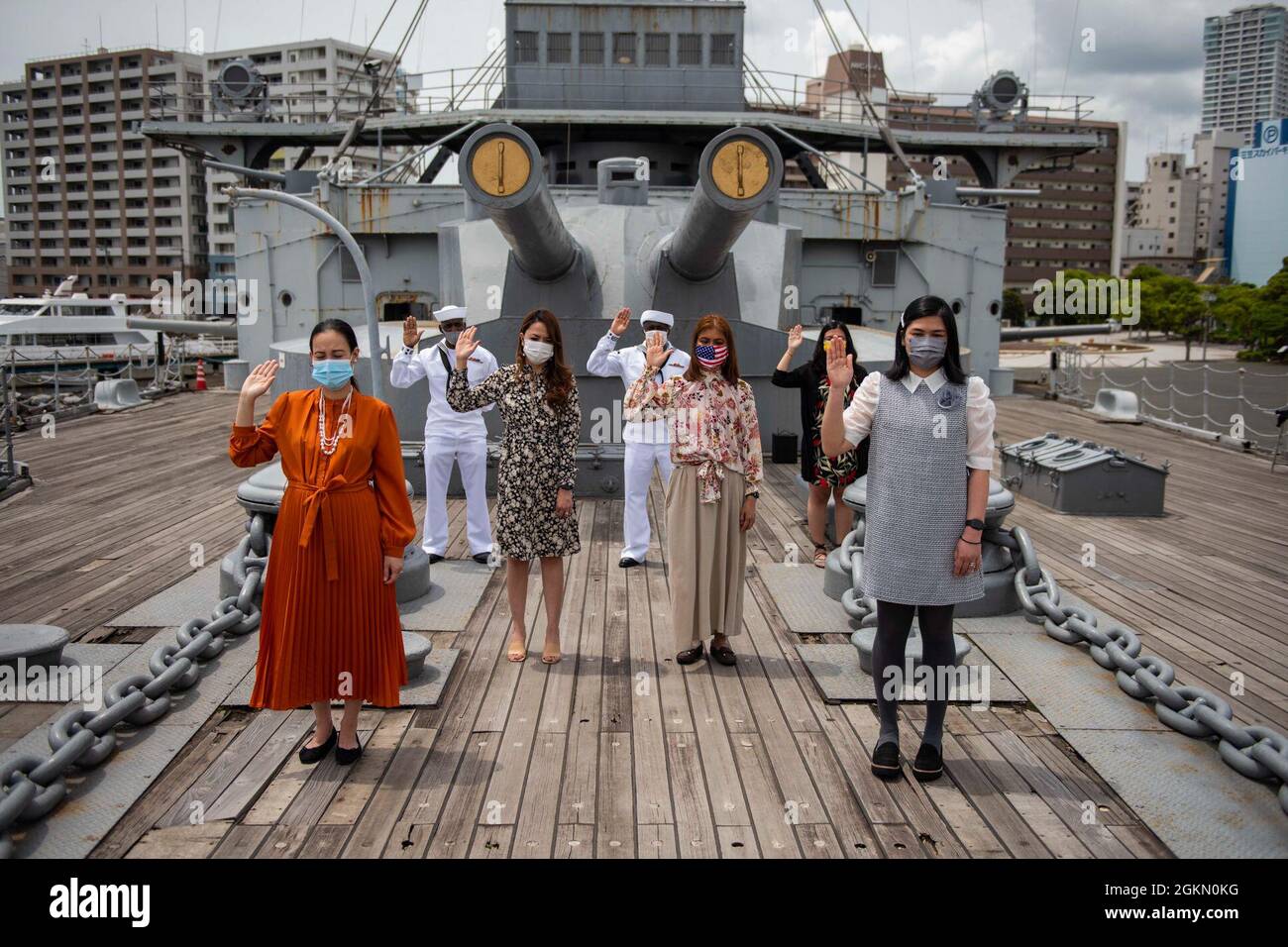 210602-N-HH215-1012 YOKOSUKA, Japan (June 2, 2021) – Seven Sailors and ...