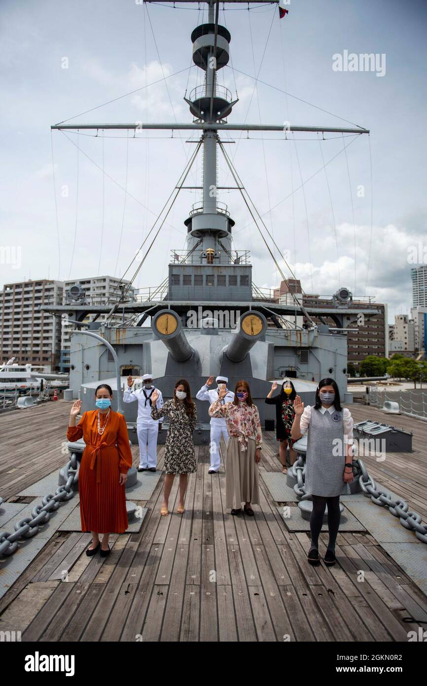 210602-N-HH215-1033 YOKOSUKA, Japan (June 2, 2021) – Seven Sailors and ...