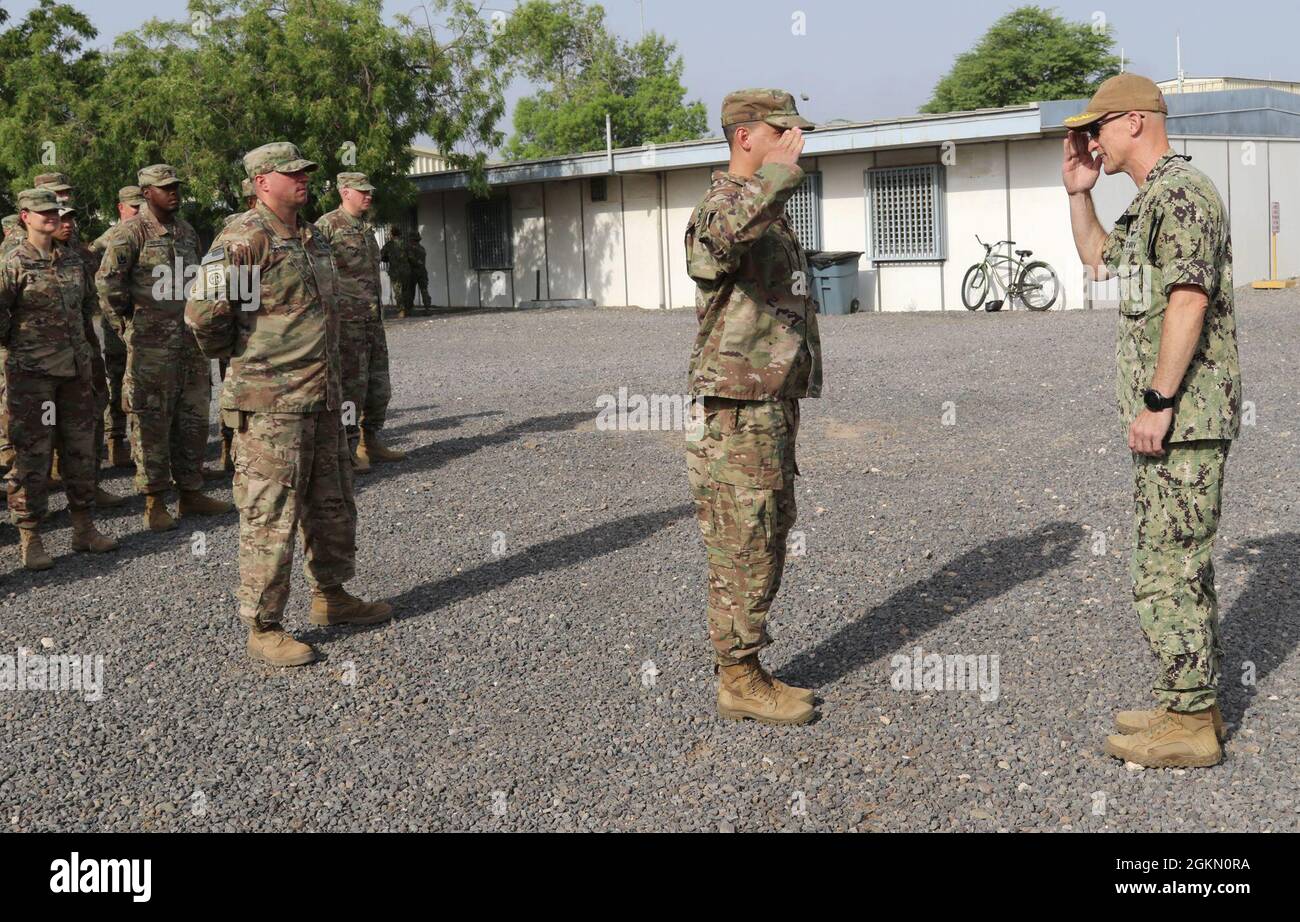 Capt. Kyle Schuman, Commanding Officer, Camp Lemonnier, Djibouti ...