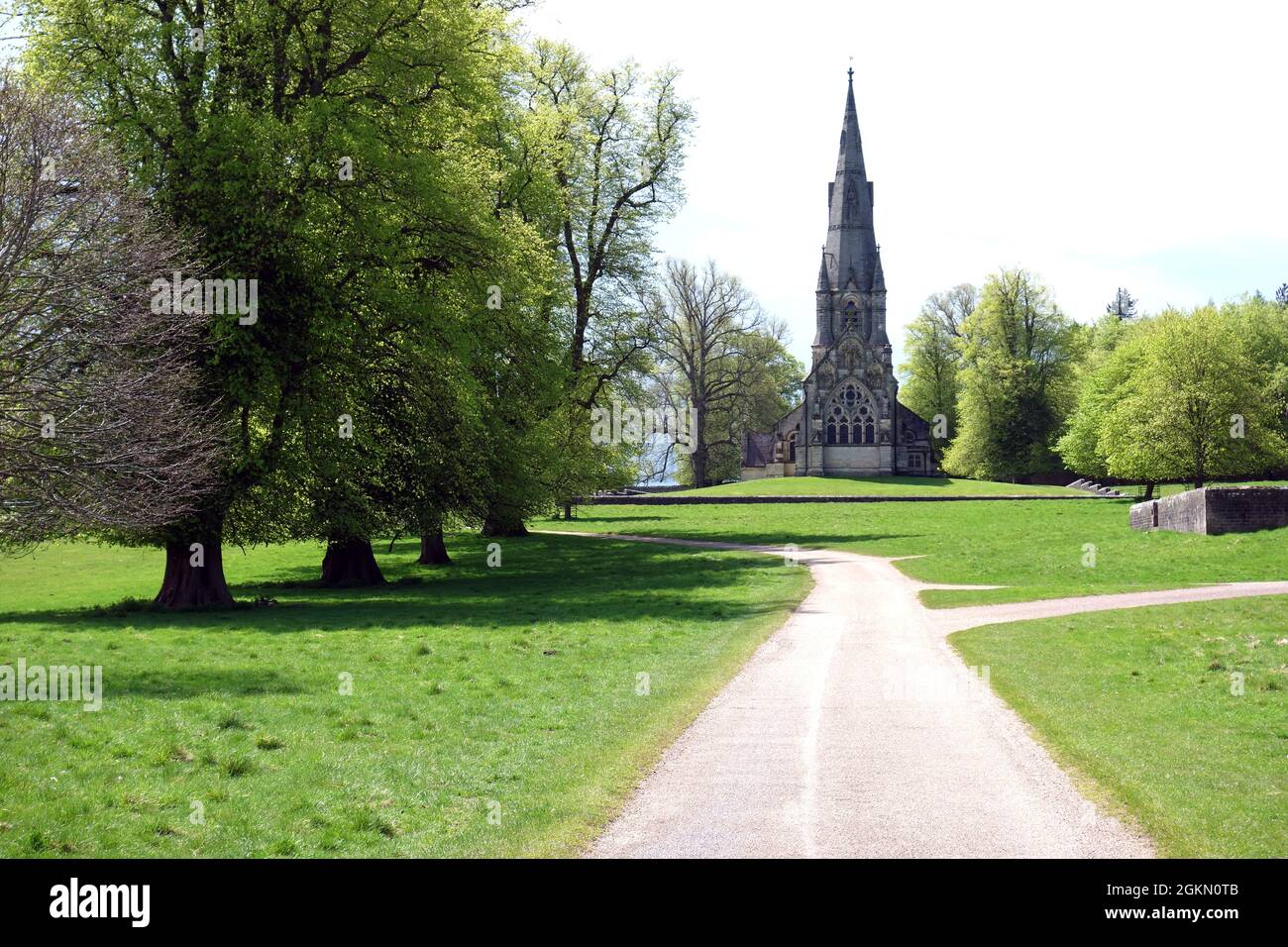 St Marys Church Studley Royal in the Grounds of Fountains Abbey near ...