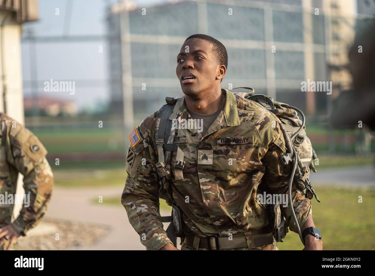 Sgt. Jamal Walker, a soldier assigned to United States Army Japan ...