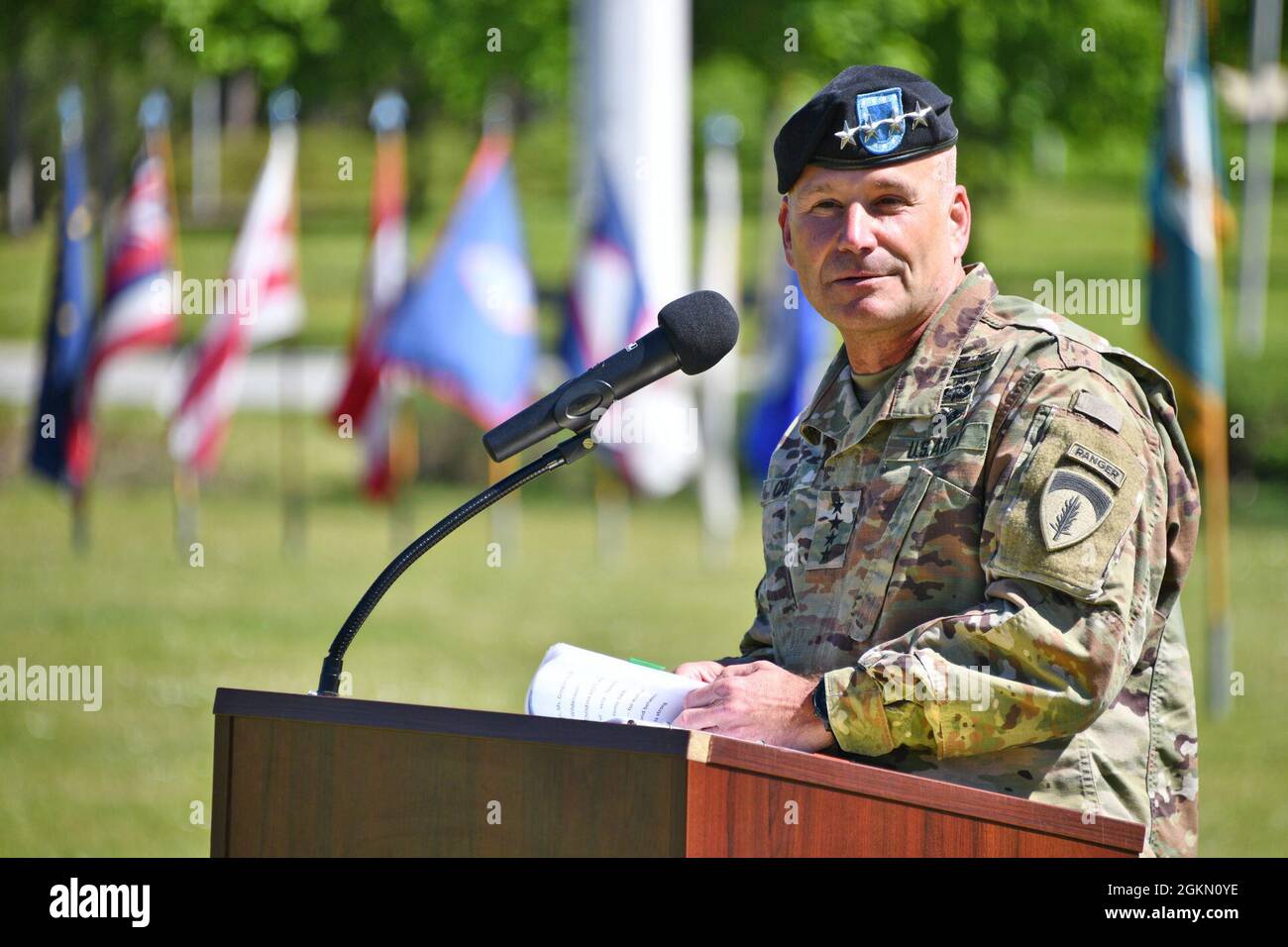 The U.S. Army Europe and Africa Command Commanding General Gen ...