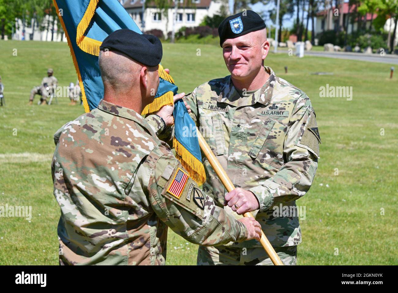 U.S. Army Brig. Gen. Joseph E. Hilbert, the incoming commander of the ...