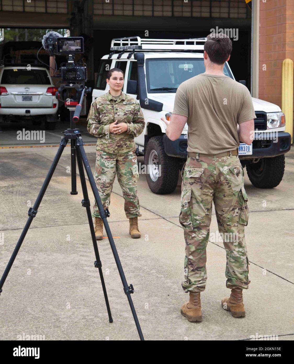 Staff Sgt. Emily Lucas, 4th PSYOP Group (Airborne), supports the ...