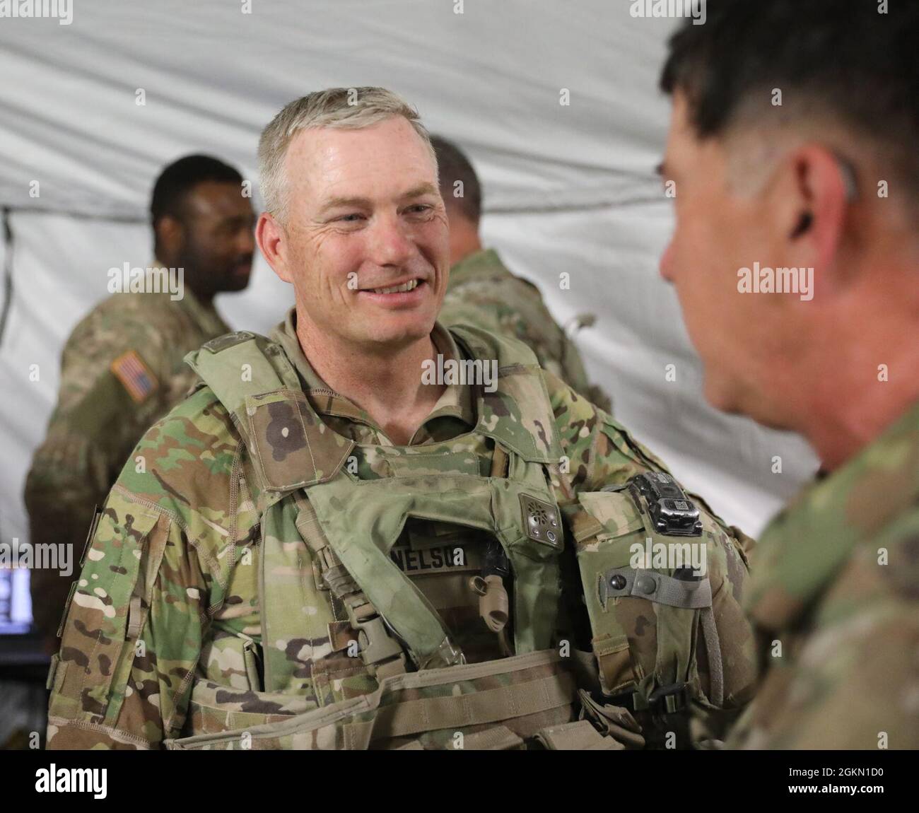 Col. Jason P. Nelson, commander of the 155th Armored Brigade Combat ...