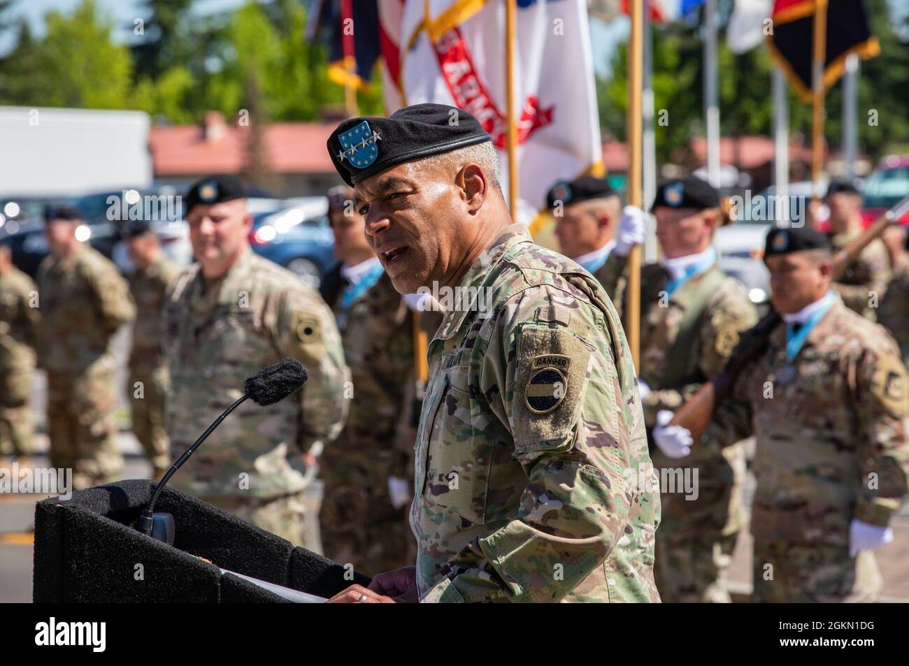Gen. Michael X. Garrett, commander of United States Forces Command ...