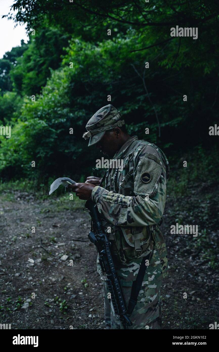 Sgt. Jamal Walker, a musician assigned to United States Army Japan ...