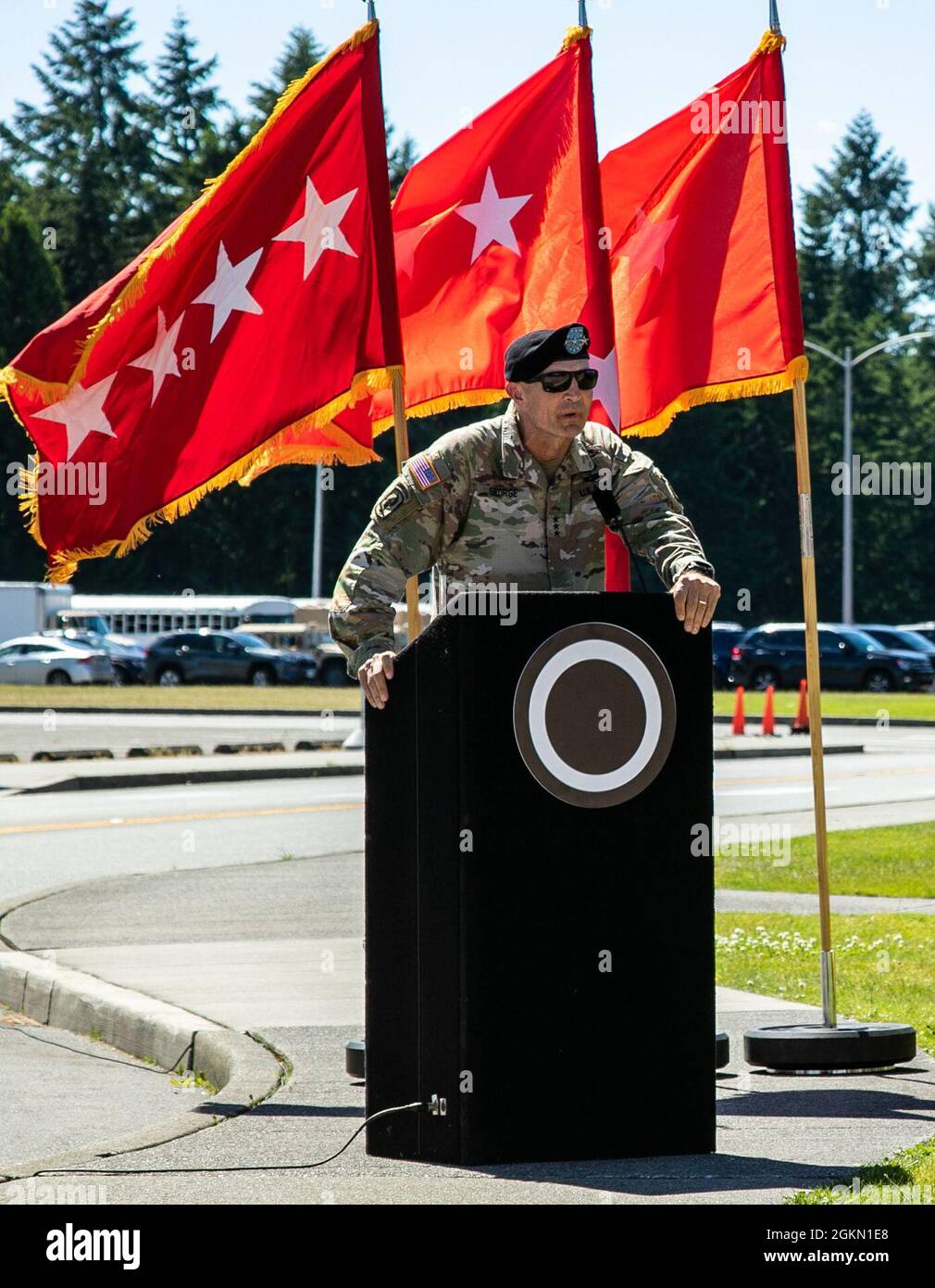 Lt. Gen. Randy A. George, outgoing commanding general of America’s ...