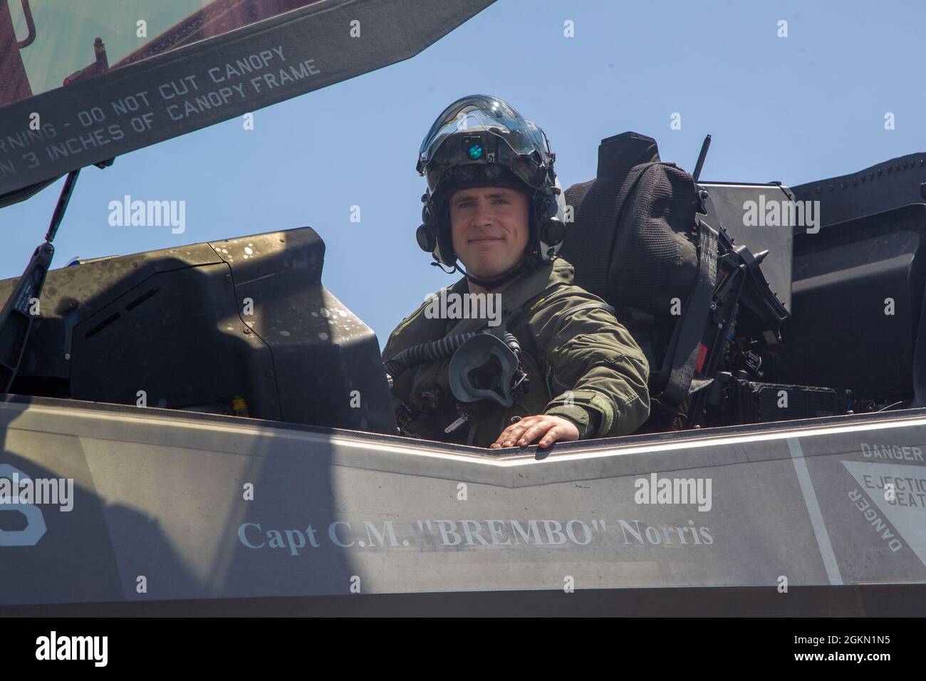 Capt Craig Norris with Marine Fighter Attack Squadron (VMFA) 211 ...