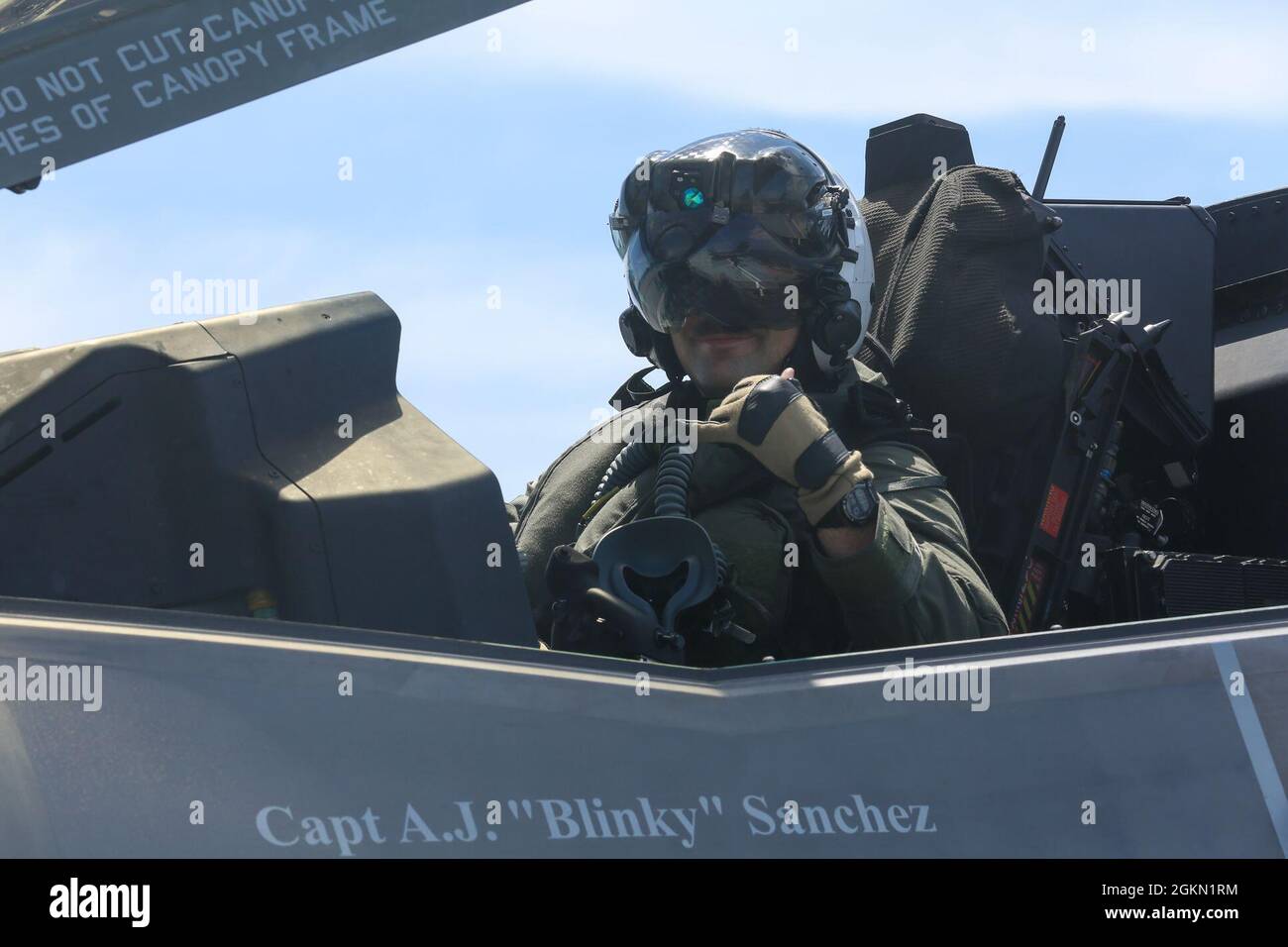 Capt Dylan Larmony with Marine Fighter Attack Squadron (VMFA) 211 ...