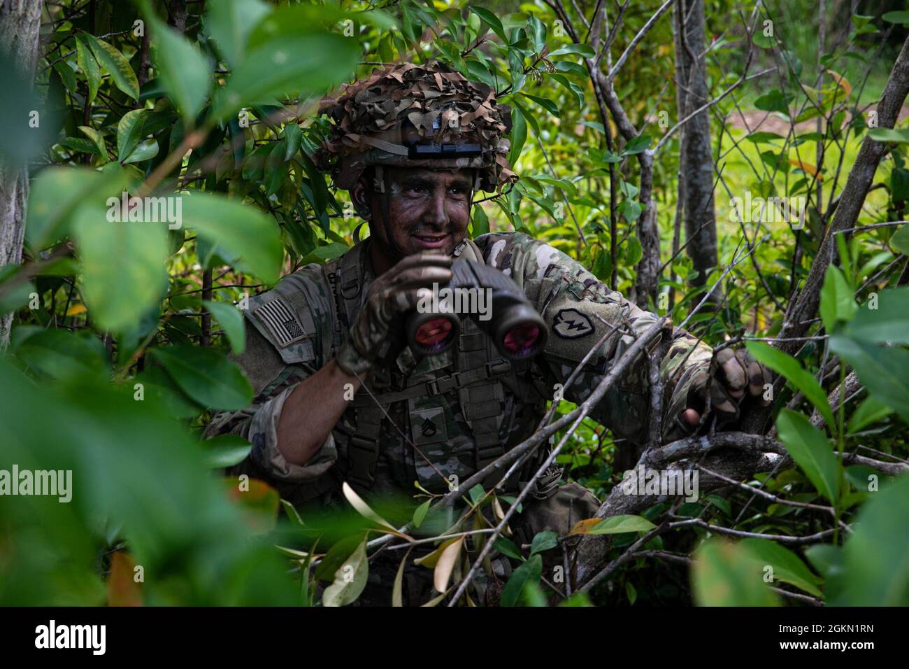 Staff Sgt. Jacob Preisler, a cavalry scout assigned to 25th Infantry ...
