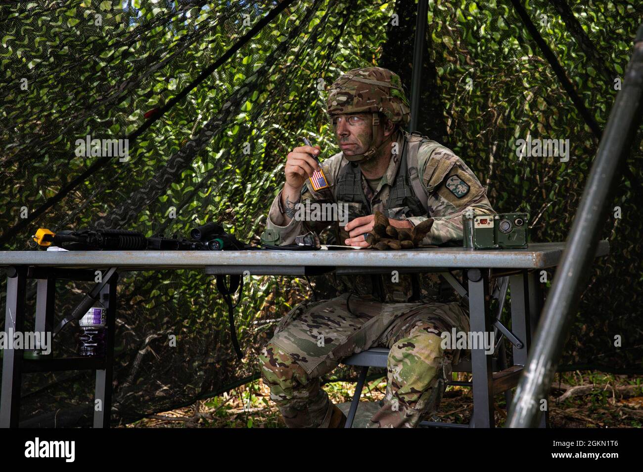 Staff Sgt. Jason Rader, a cyber network defender assigned to 94th Army ...