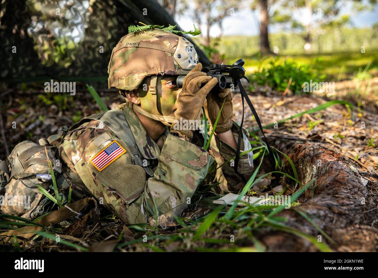 Spc. Esaias Furtado, an infantryman assigned to 9th Mission Support ...
