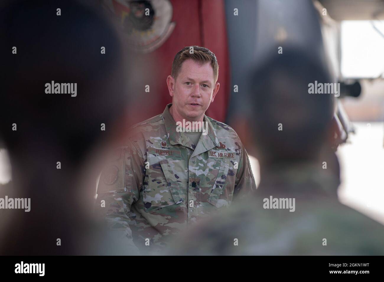 U.S. Air Force Lt. Col. Jason Purcell, 380th Expeditionary Aircraft ...