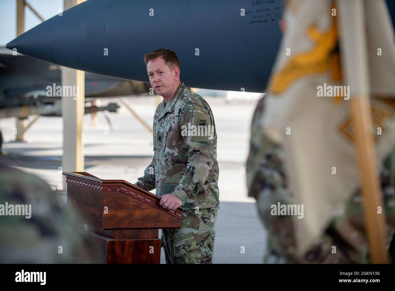 U.S. Air Force Lt. Col. Jason Purcell, 380th Expeditionary Aircraft ...