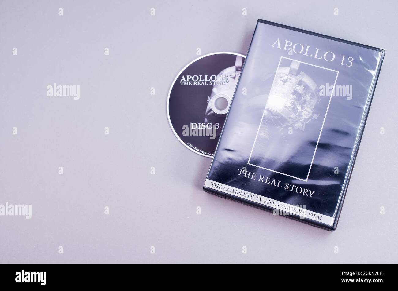 Apollo 13 aborted moon mission documentary DVD media with copy space ...