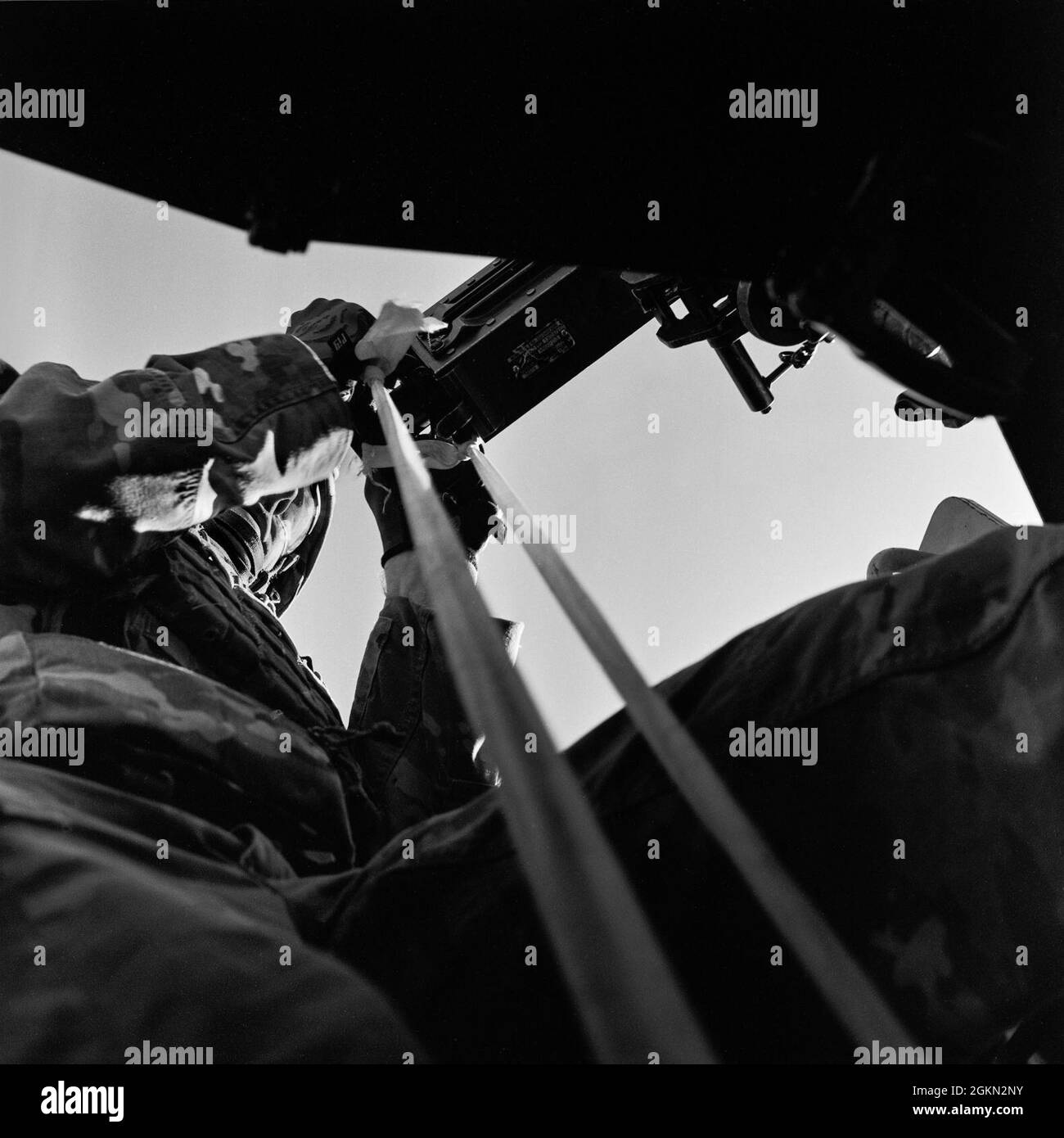 A paratrooper assigned to Blackhawk Troop, 1st Squadron (Airborne ...