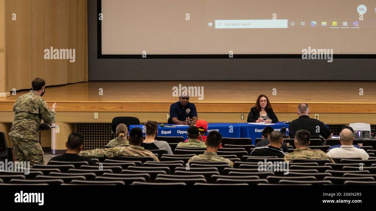Col. Timothy Holman, Army Chief Diversity Officer, and Laura Massey ...