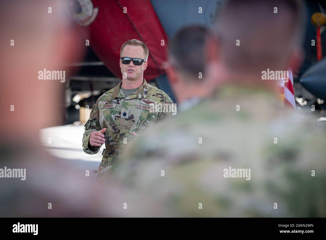 U.S. Air Force Lt. Col. Raymond Rounds, 380th Expeditionary Operation ...
