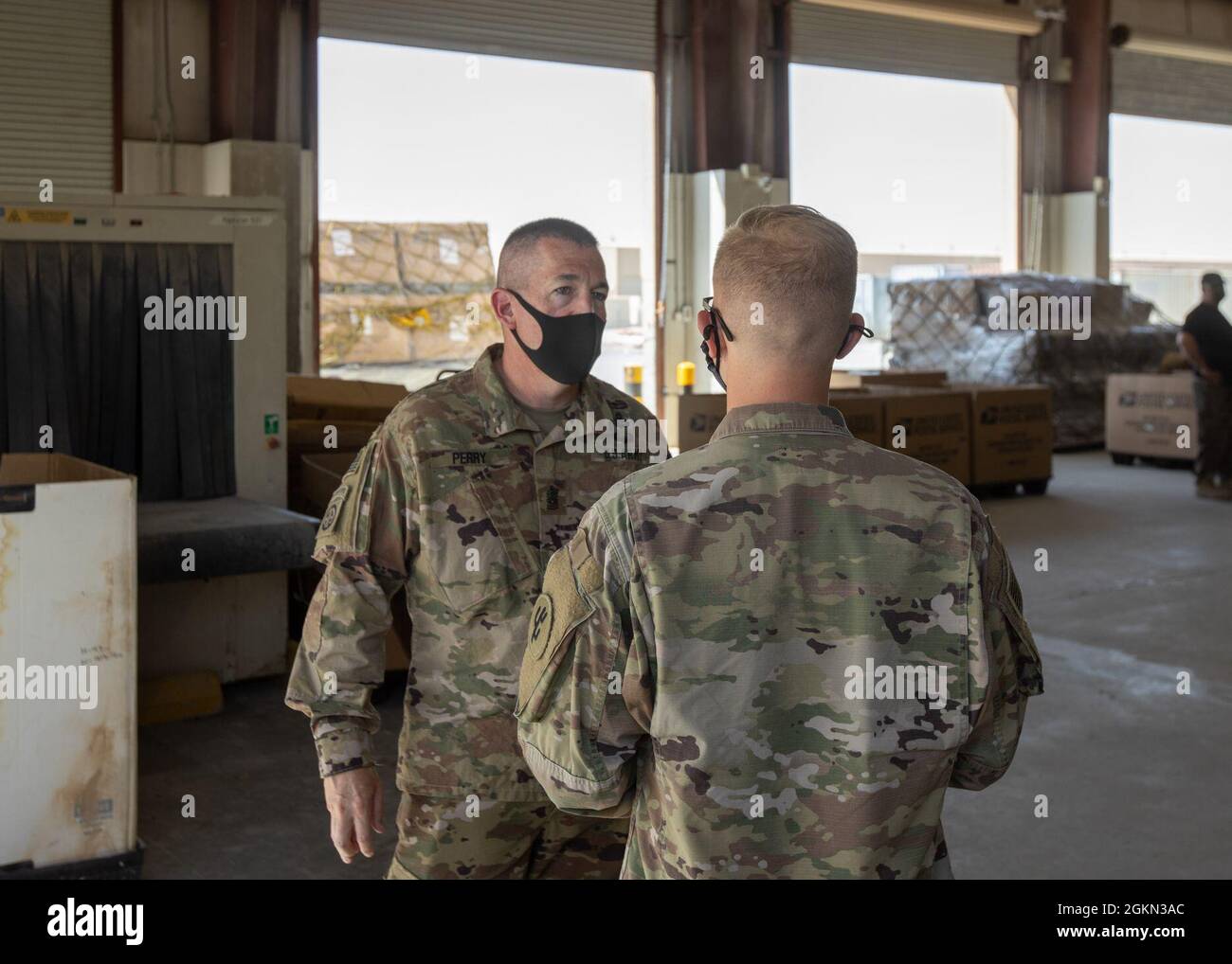 Command Sgt. Maj. Michael Perry, 1st Theater Sustainment Command’s ...