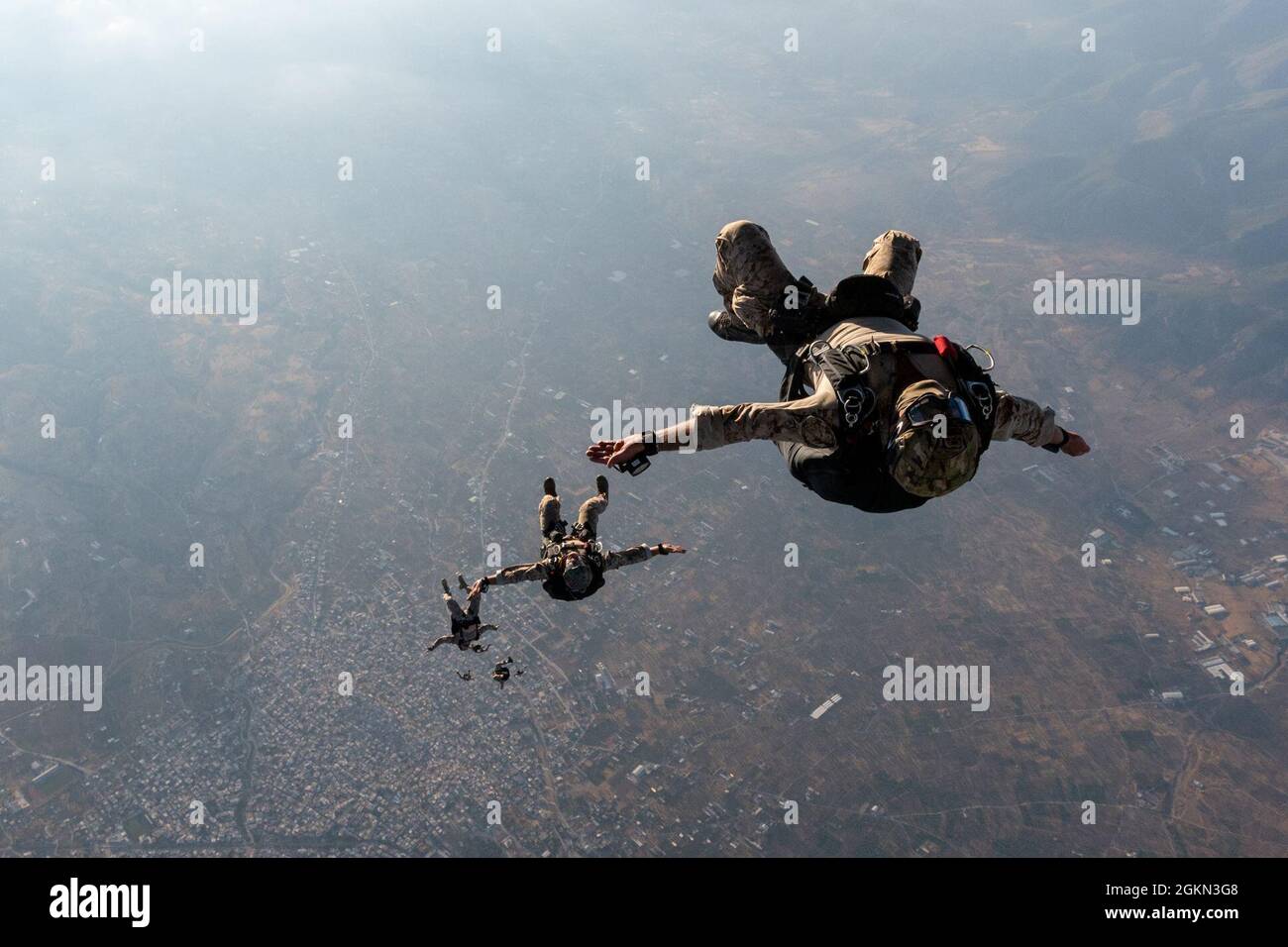 Navy Special Warfare operators execute a multinational military free ...